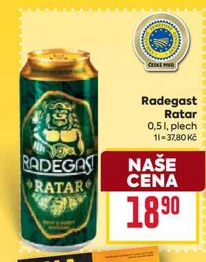 Radegast Rázná 10 0,5l (sklo) v akci | AkcniCeny.cz